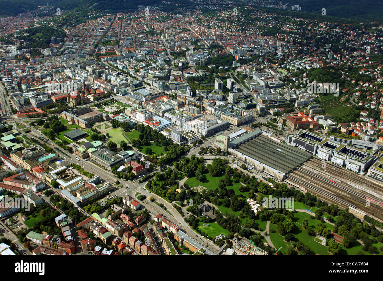 Stuttgart aerial view hi-res stock photography and images - Alamy