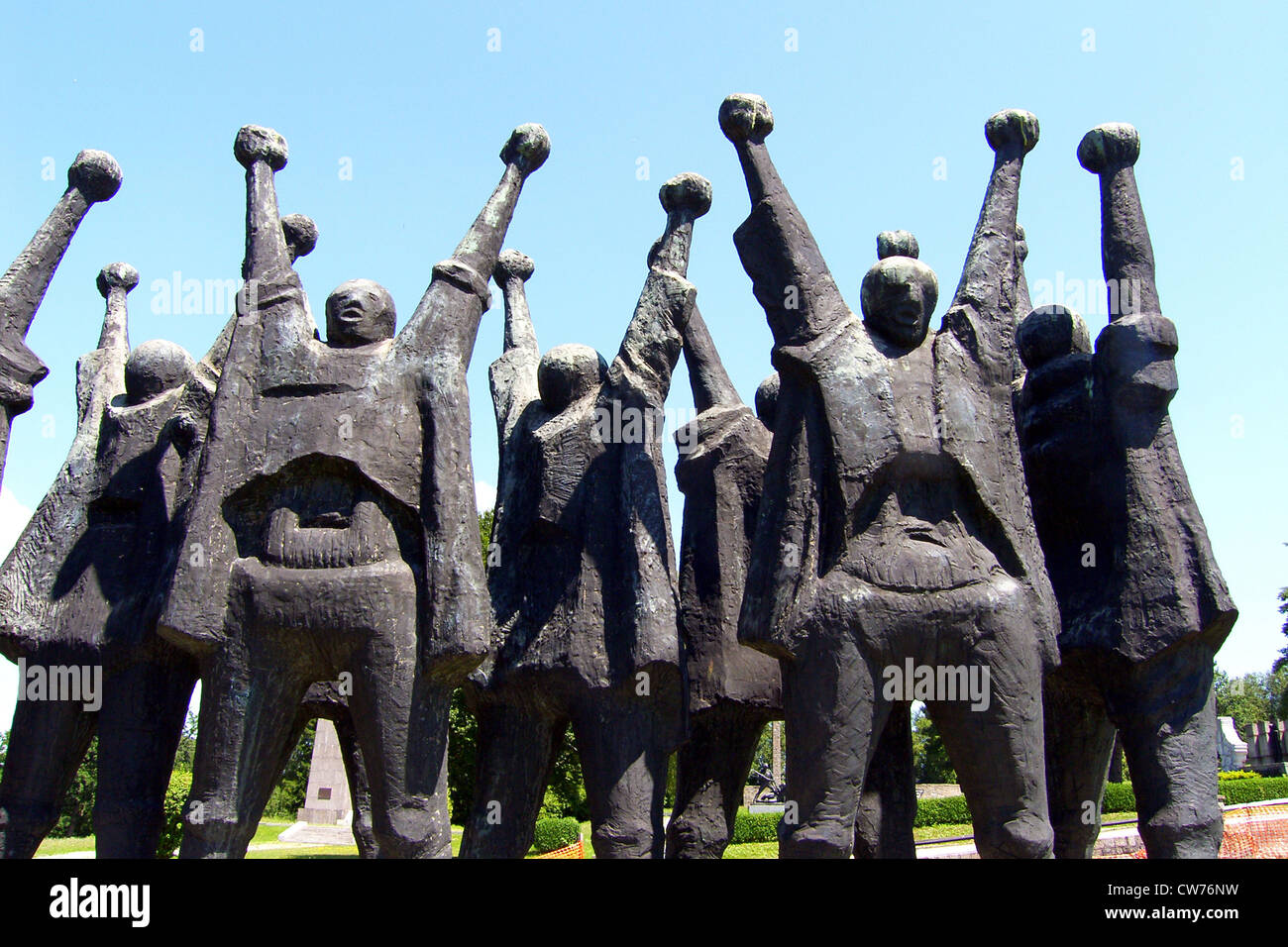 Concentration camp Mauthausen, hungarian memorial place, Austria, Upper ...