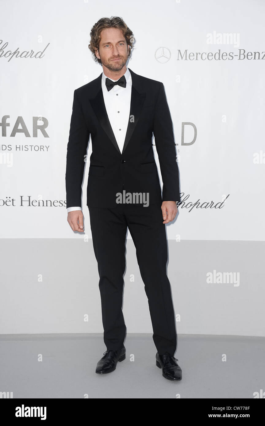 Gerard Butler arrives for the amfAR Cinema Against AIDS benefit at the ...