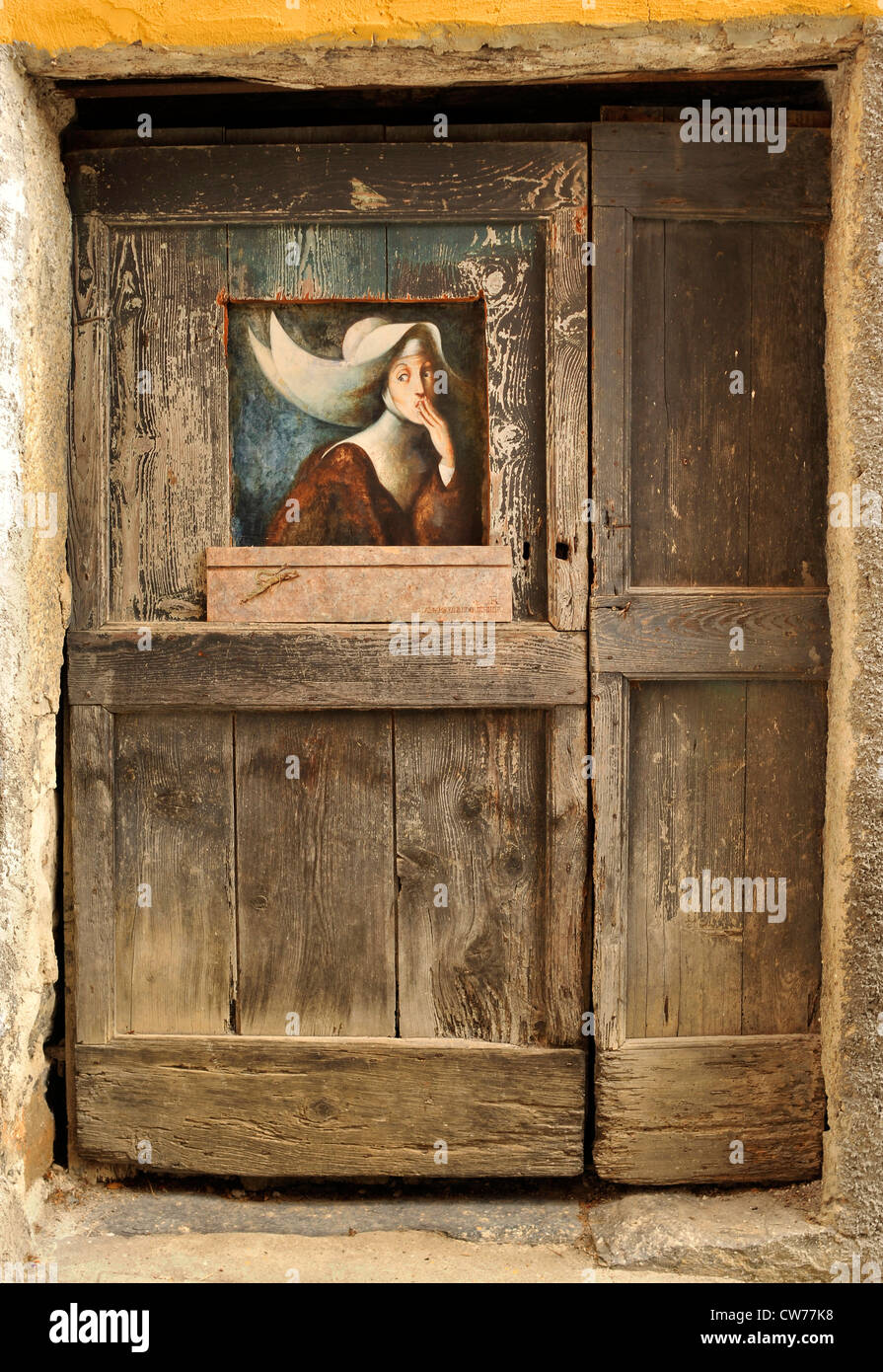 Painted doors of valloria hi-res stock photography and images - Alamy