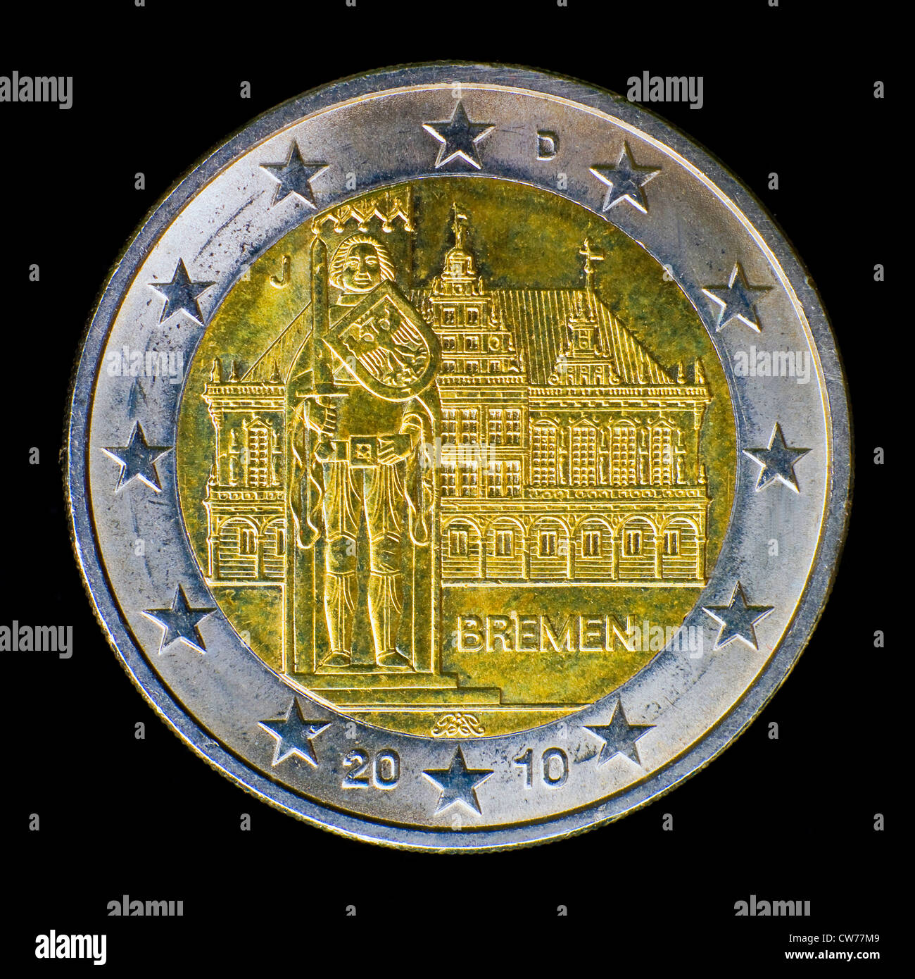 Euro coin both sides hi-res stock photography and images - Alamy