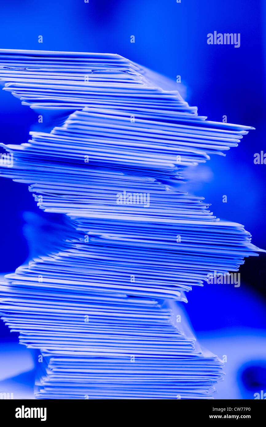 pile of papaer Stock Photo - Alamy