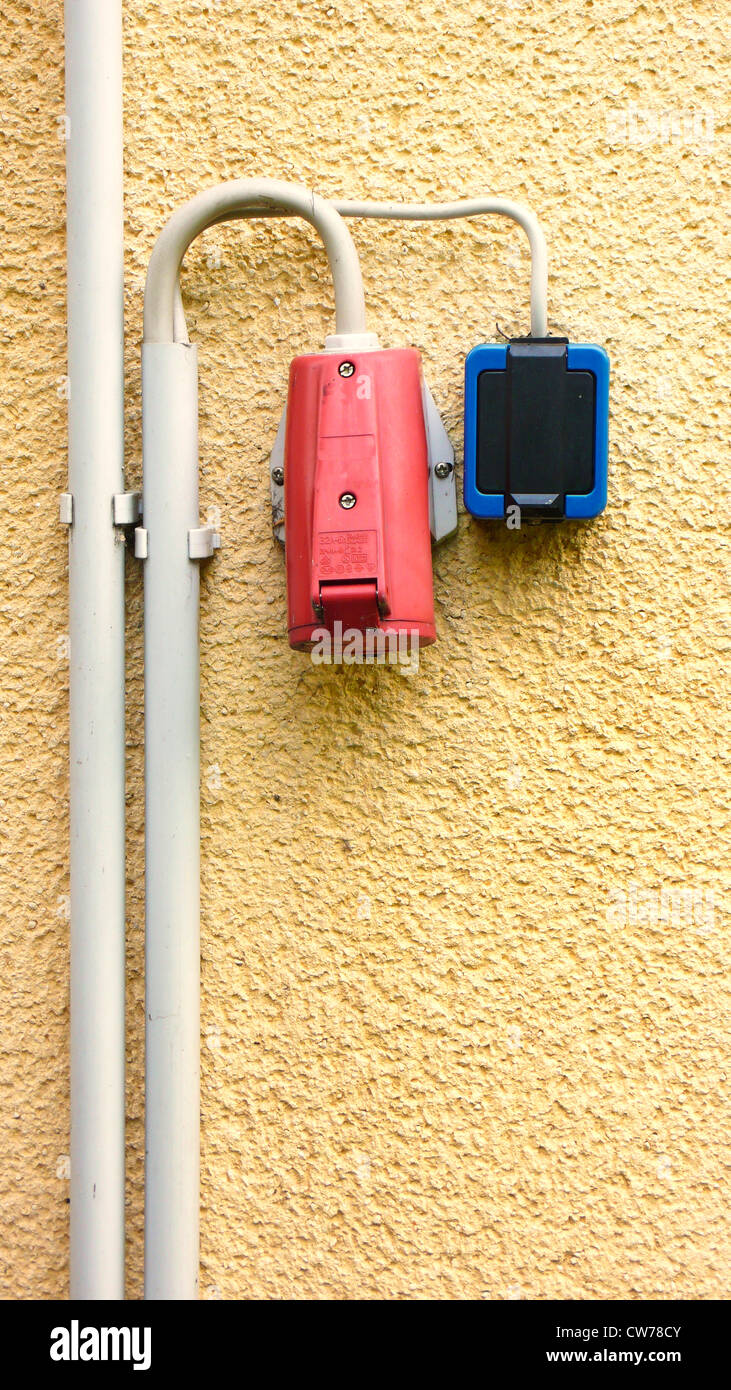 Electricity plug socket germany hi-res stock photography and images - Alamy