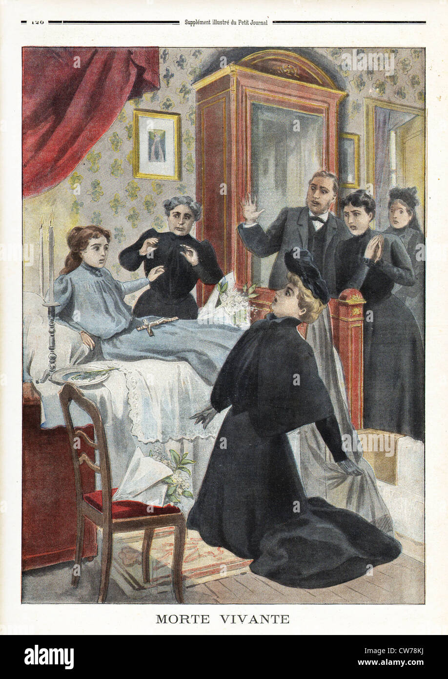 Woman waking up from a coma Stock Photo - Alamy