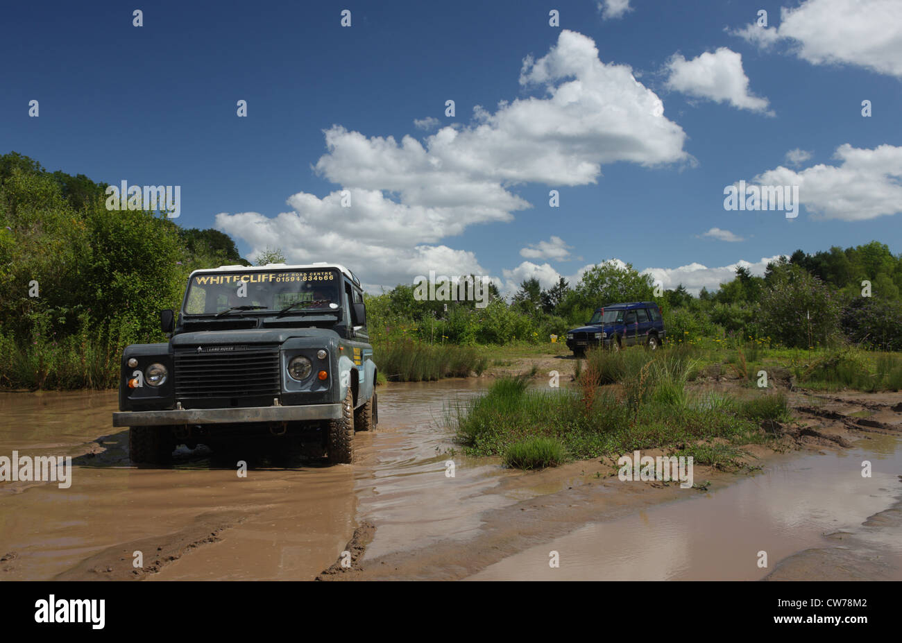 A hen party relaxes at a 4x4 off road centre for the day Stock Photo ...