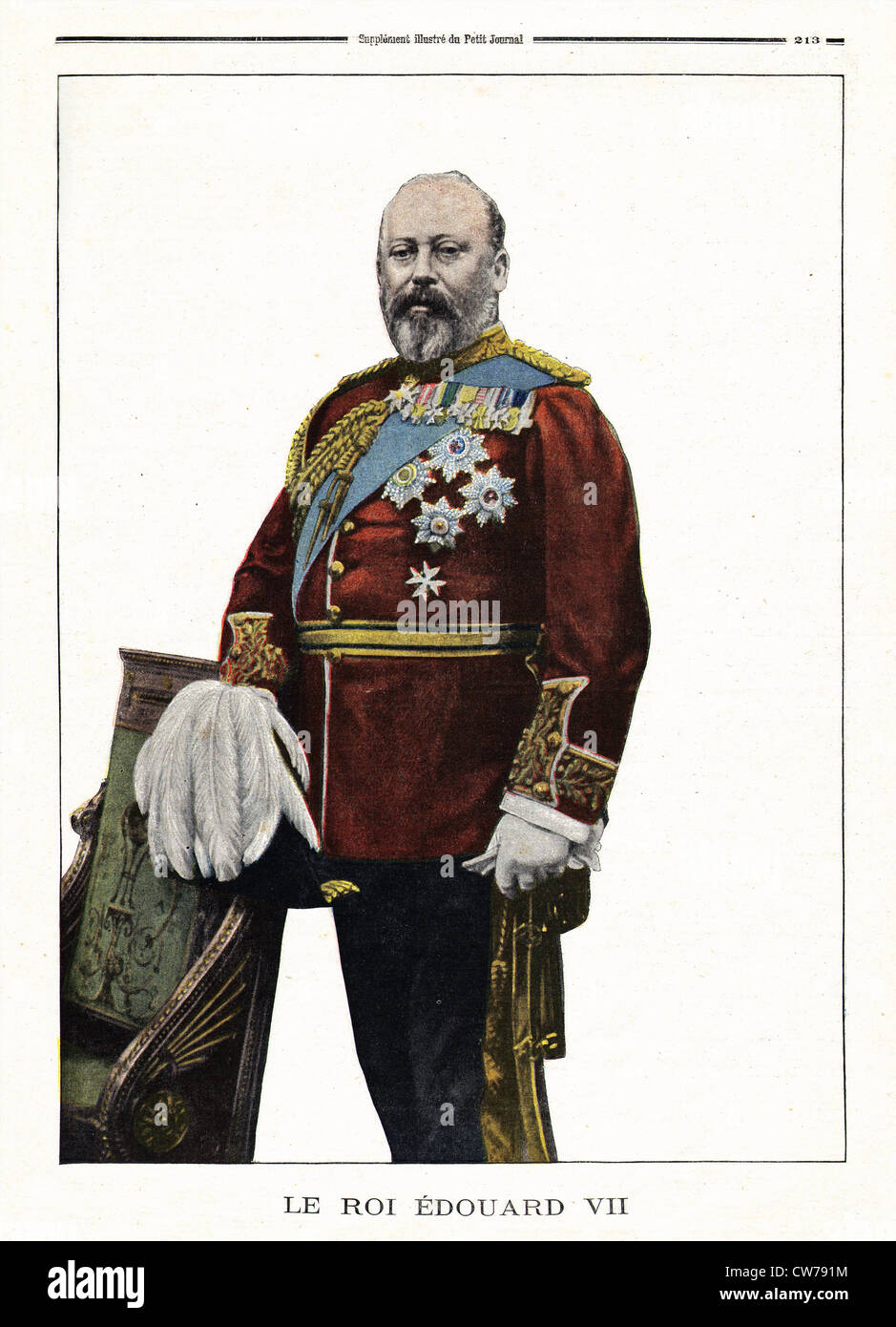 King Edward VII Stock Photo - Alamy