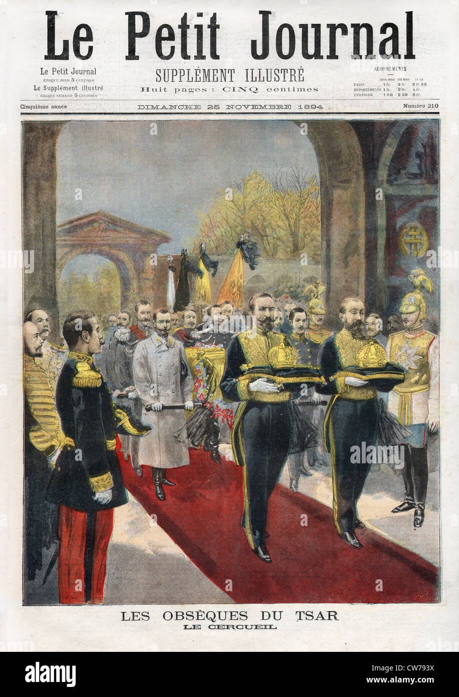 Funeral of the Tsar Stock Photo - Alamy