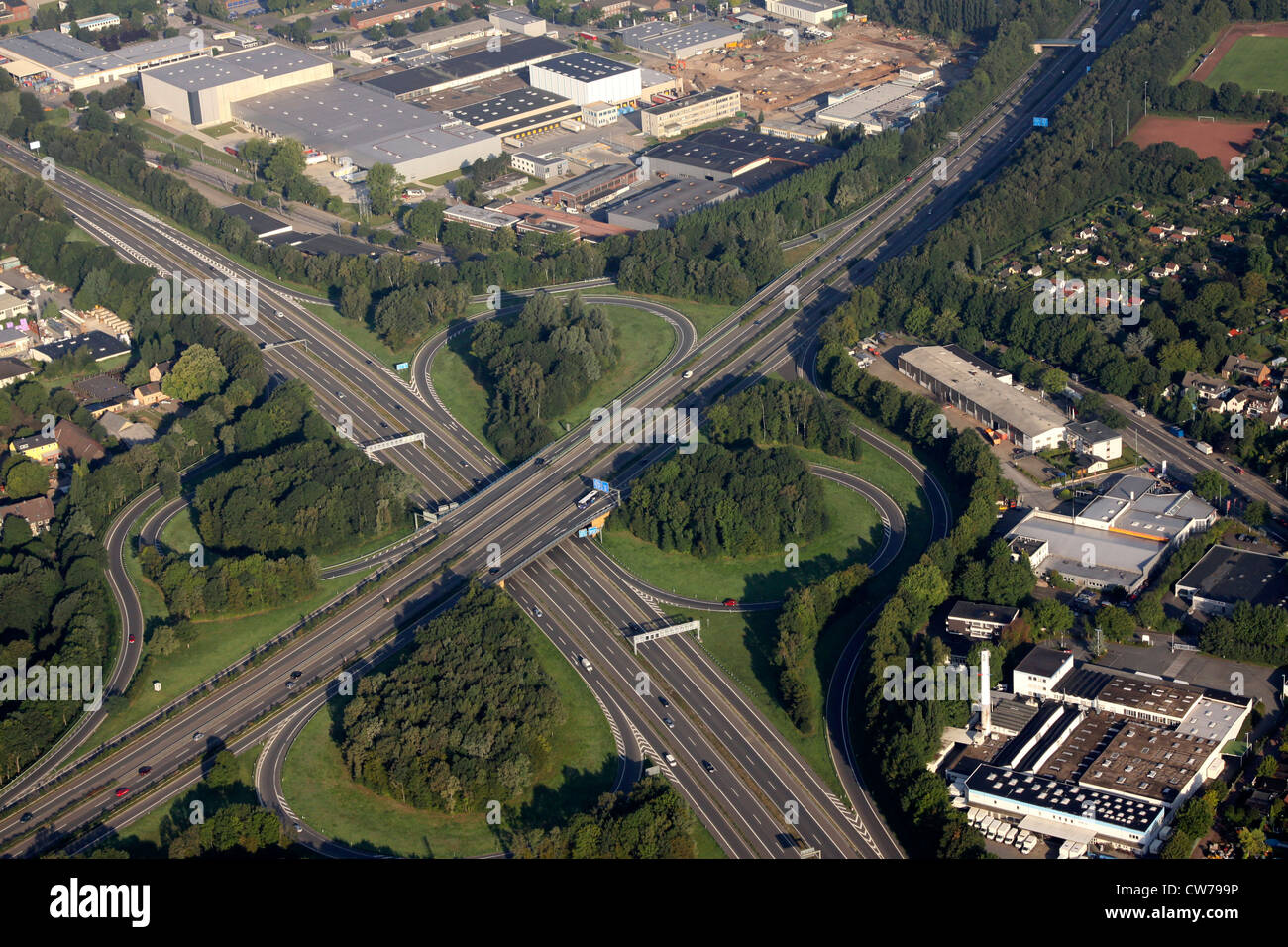 Motorway interchange hi-res stock photography and images - Alamy