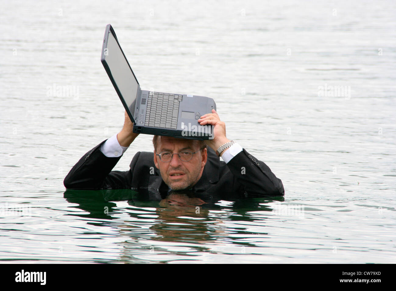 Neck deep in water hi-res stock photography and images - Alamy