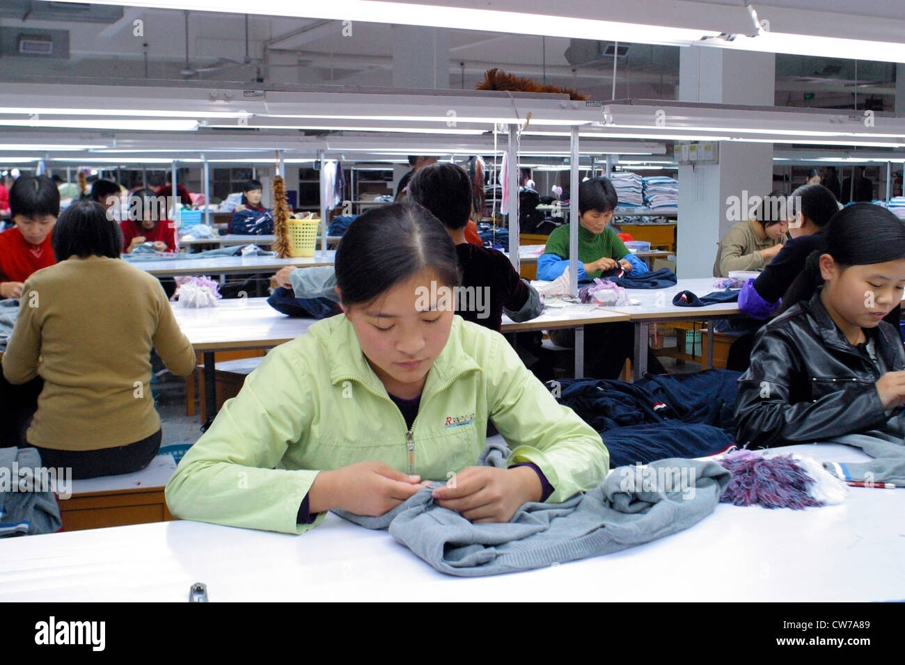 Factory China Work Floor High Resolution Stock Photography and Images ...