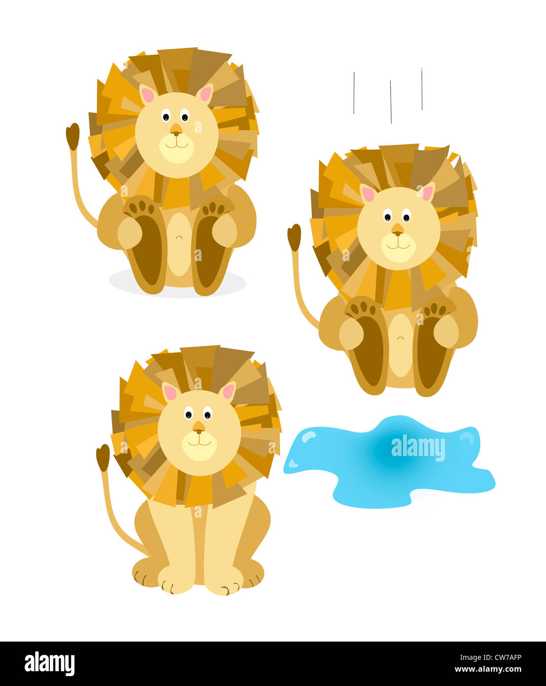 Lions young Cut Out Stock Images & Pictures - Alamy
