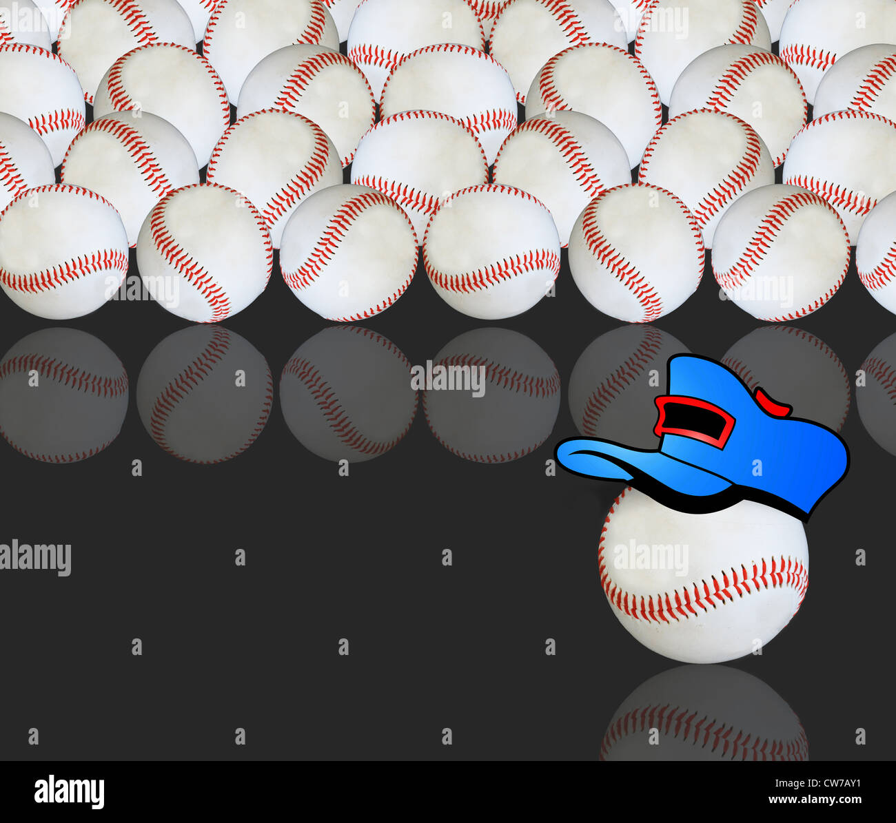 Many baseballs hi-res stock photography and images - Alamy