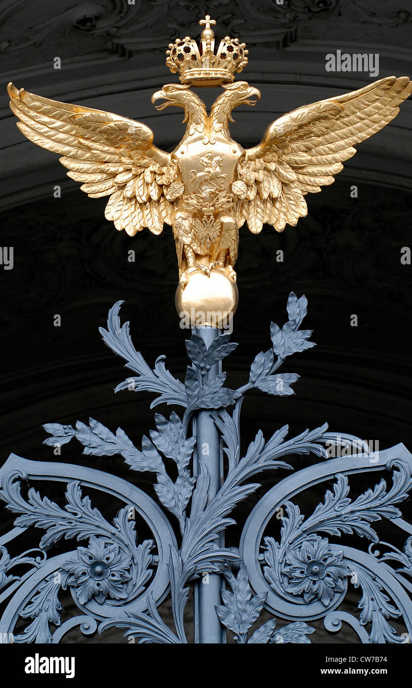 Russian eagle at the admirality hi-res stock photography and images - Alamy