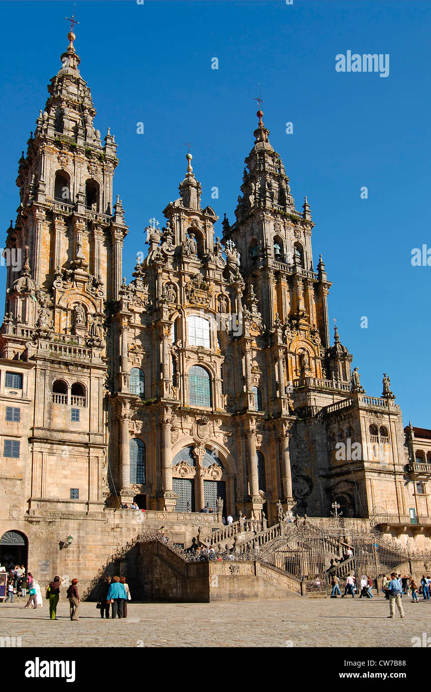 Cathedral of Santiago de Campostella, Spain Stock Photo - Alamy