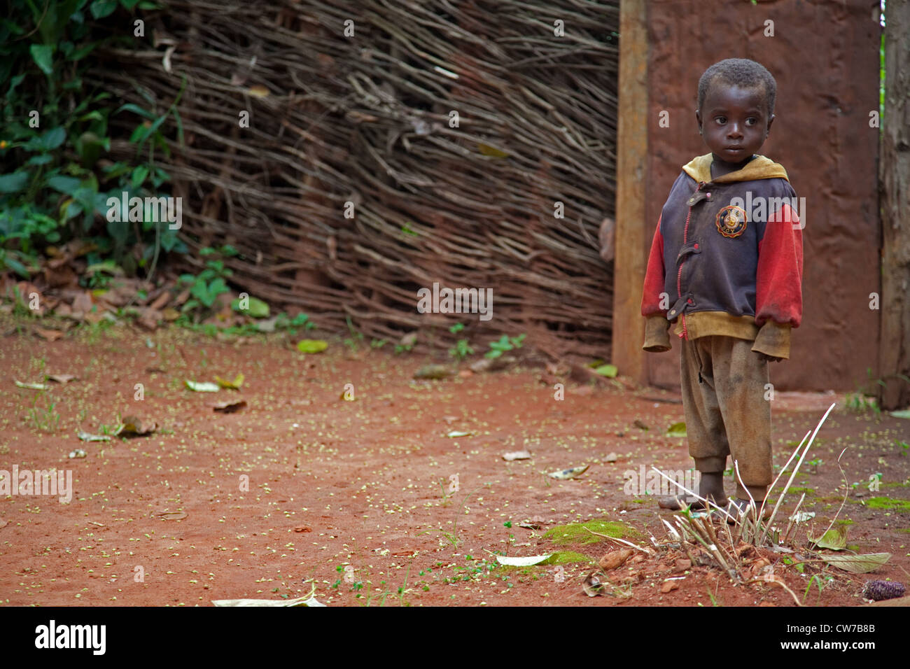 little boy in shabby clothes, Burundi, Gitega Stock Photo - Alamy