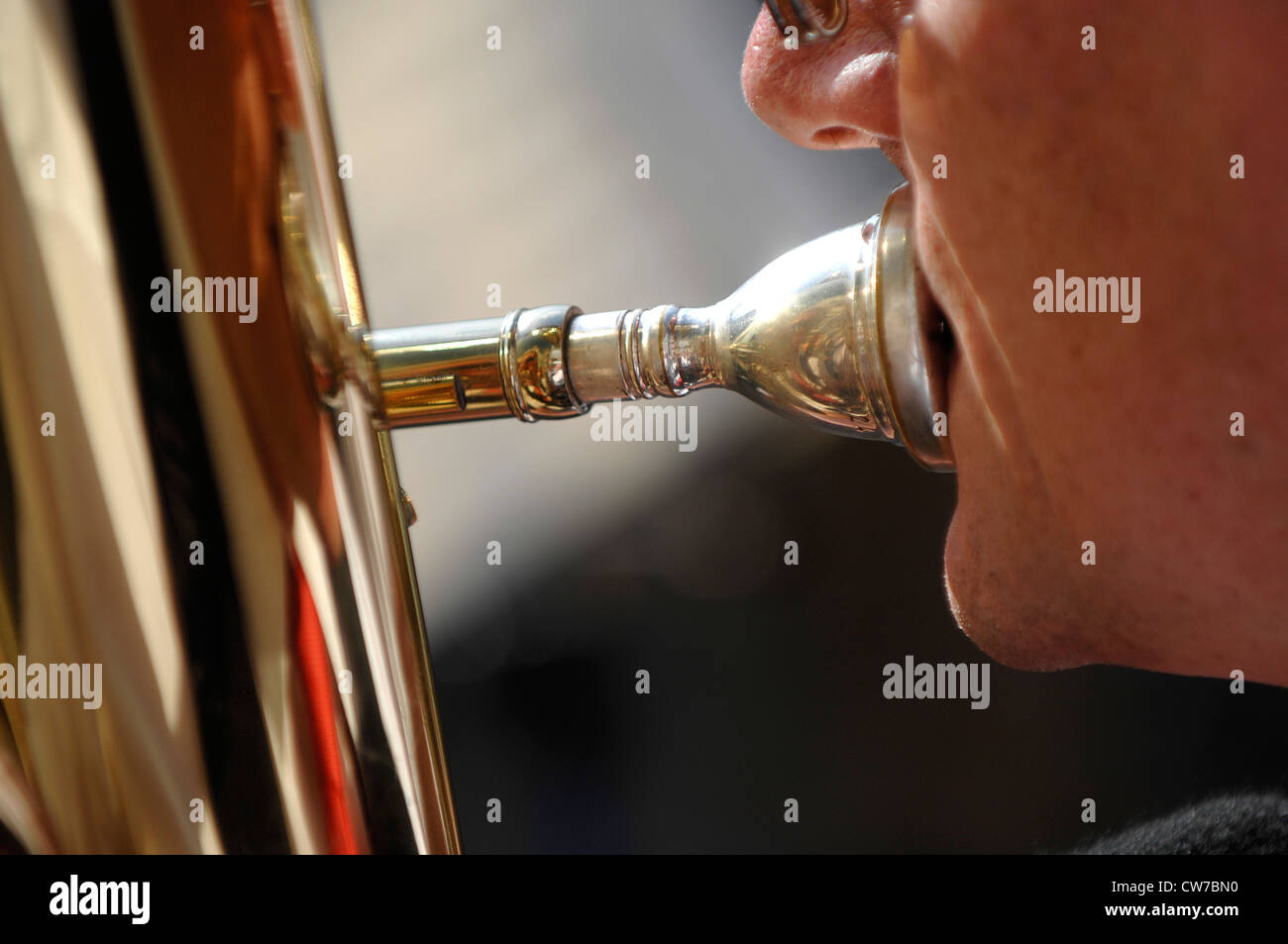 Men with bugles hi-res stock photography and images - Alamy