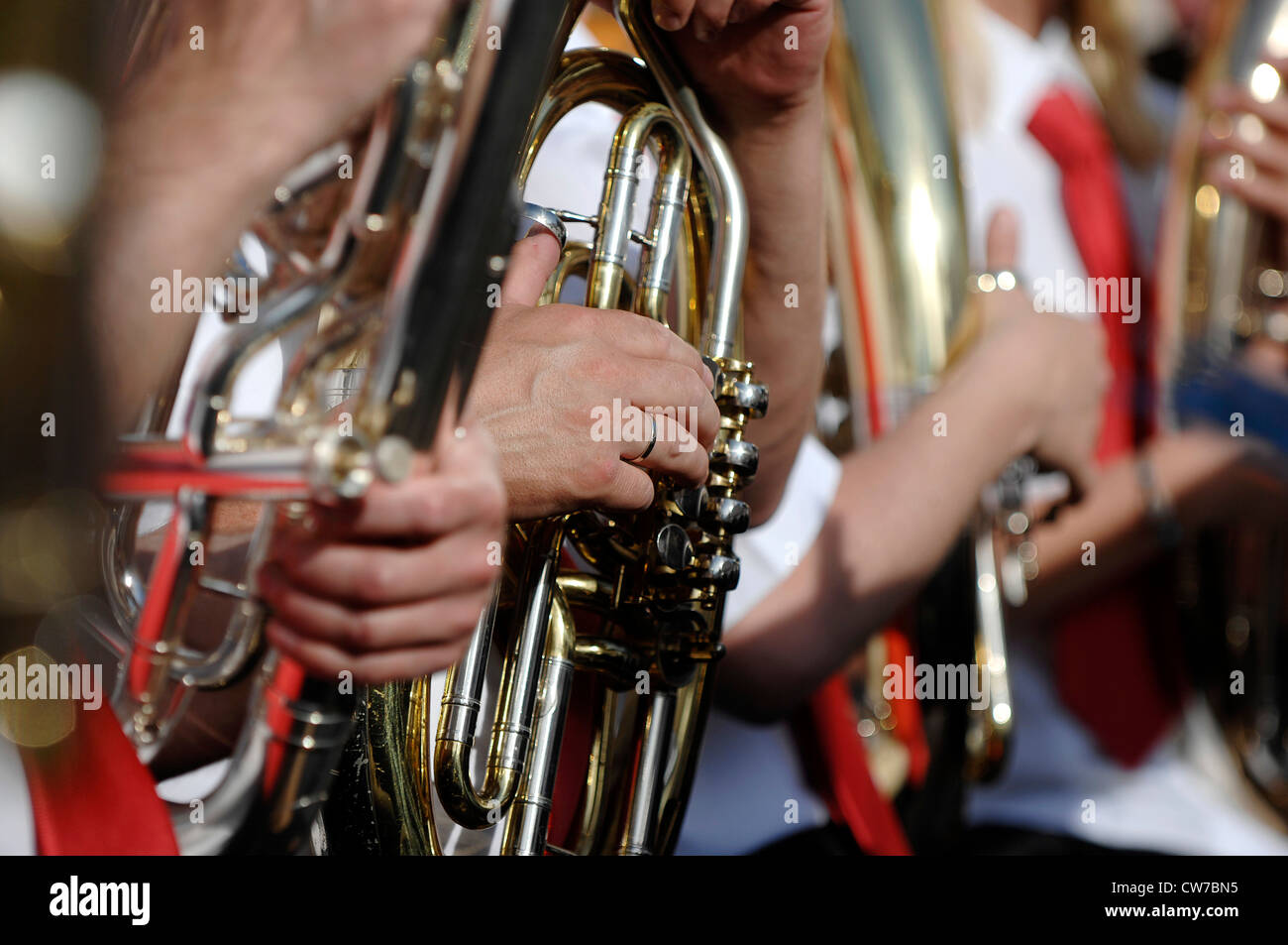 bugle player, Germany Stock Photo - Alamy