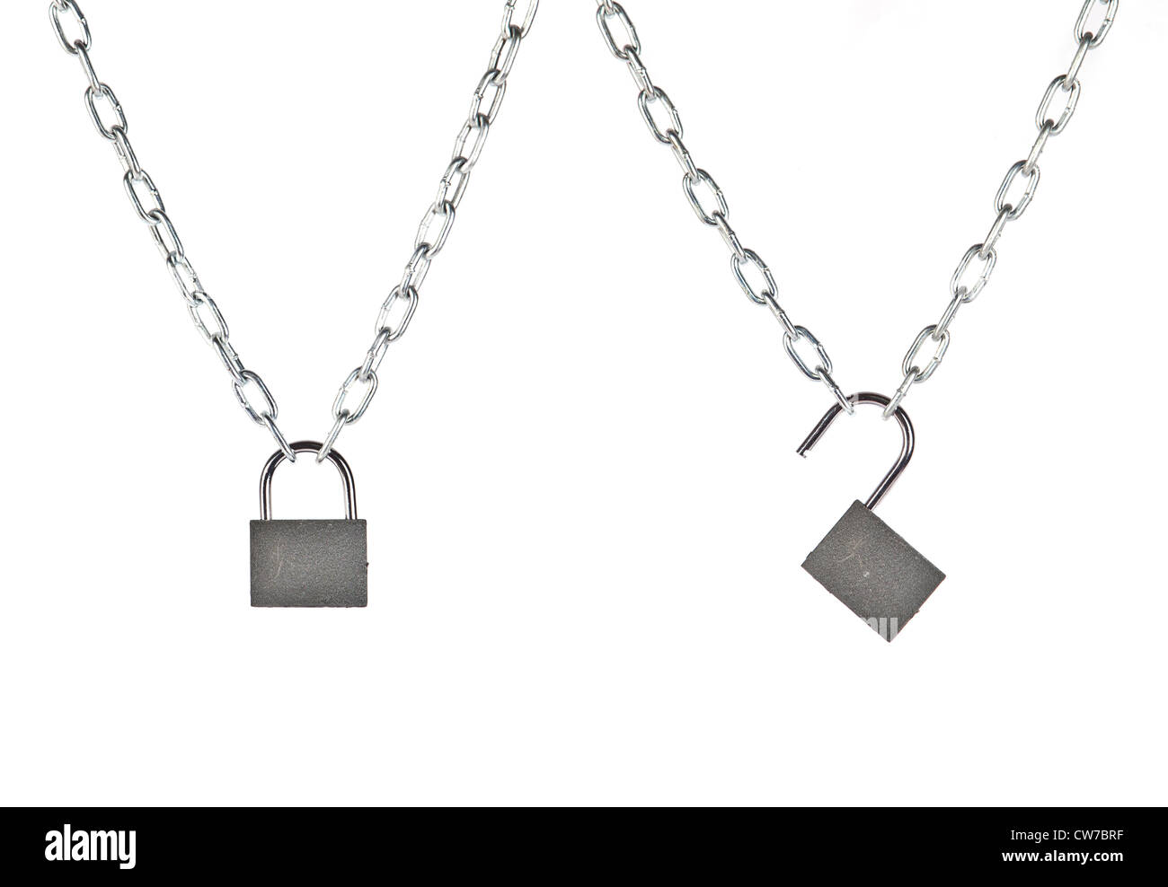 Lock and chain isolated on white background Stock Photo - Alamy Lock and chain isolated on white background Stock Photo - Alamy