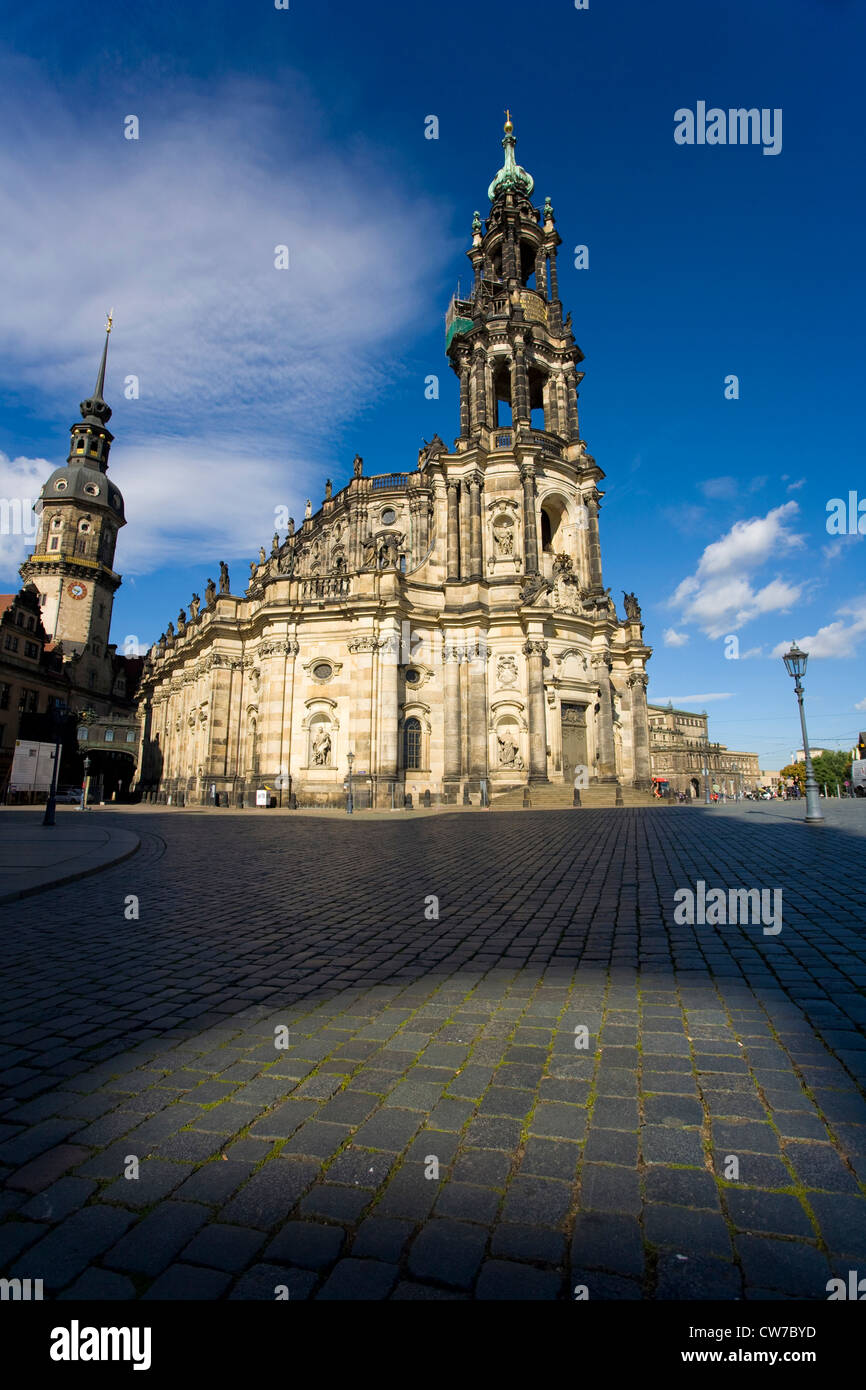 catholic Hofkirche, Germany, Saxony, Dresden Stock Photo - Alamy