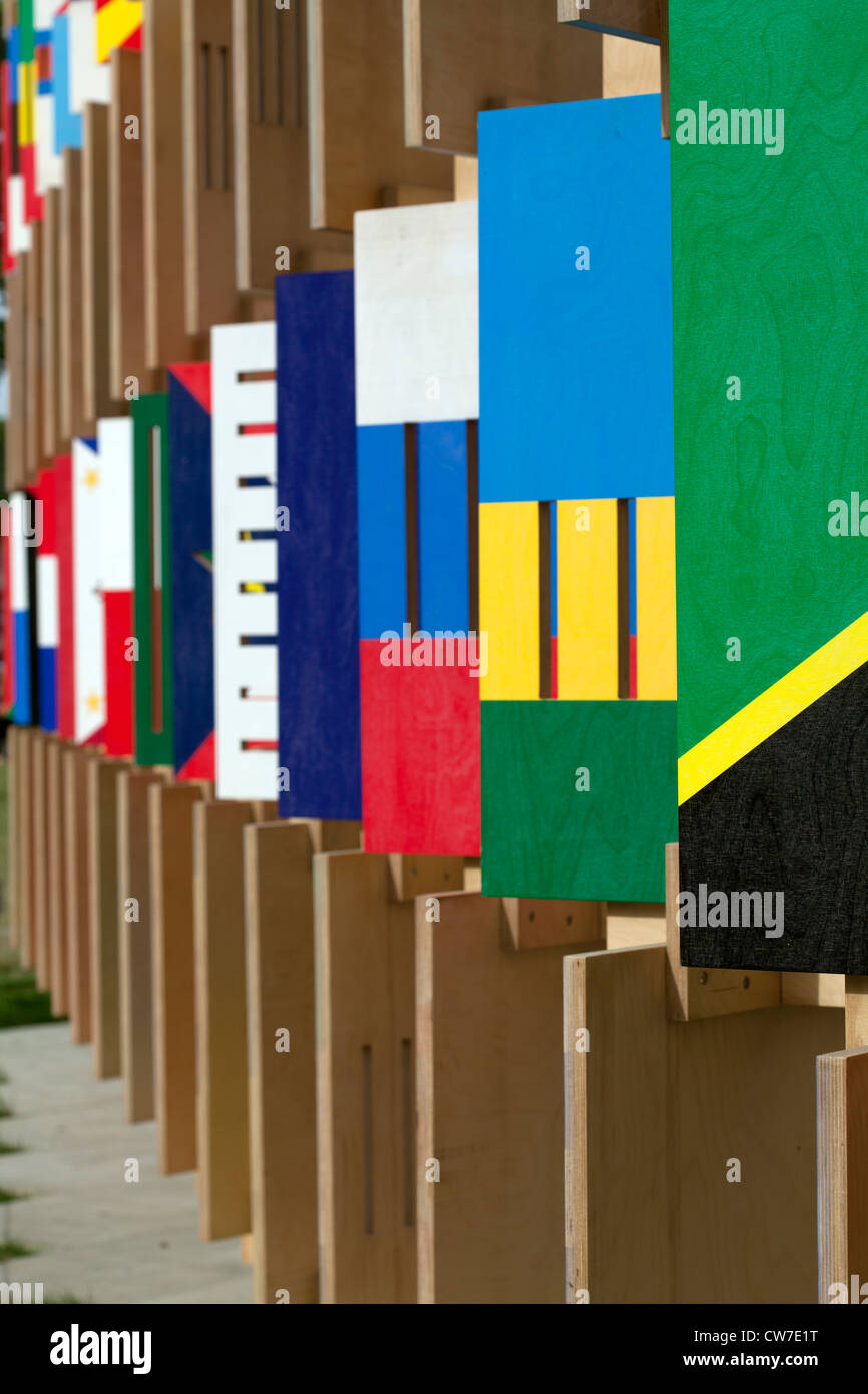 Flags parliament square hi-res stock photography and images - Alamy