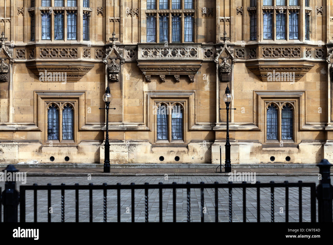 Outdoor detail of the Houses of Parliament, London Stock Photo - Alamy