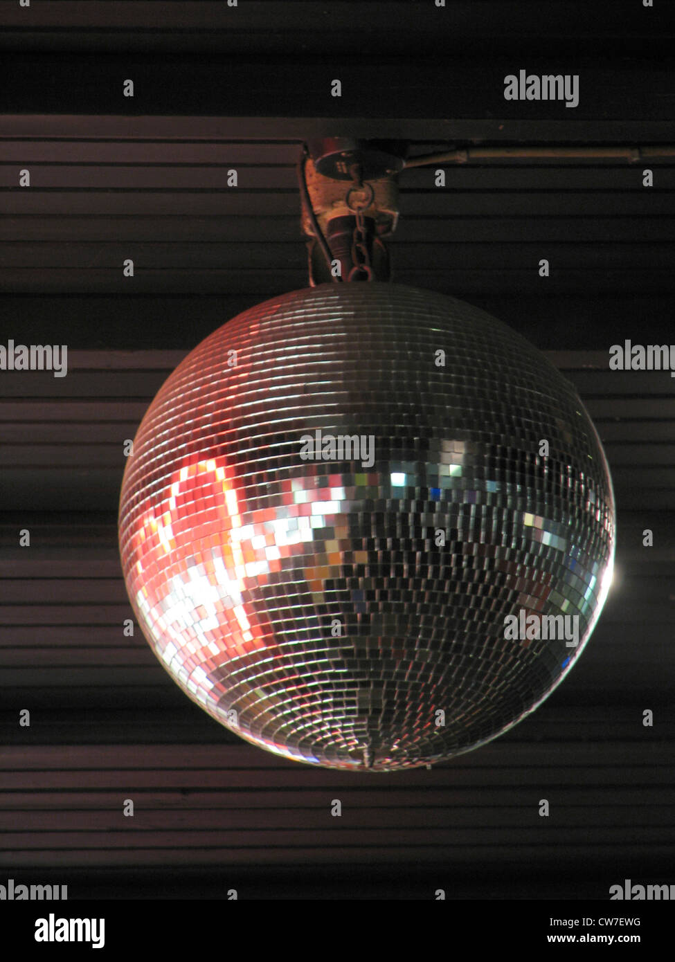 Disco ball in a bar in St. Pauli, Germany, St. Pauli, Hamburg Stock ...