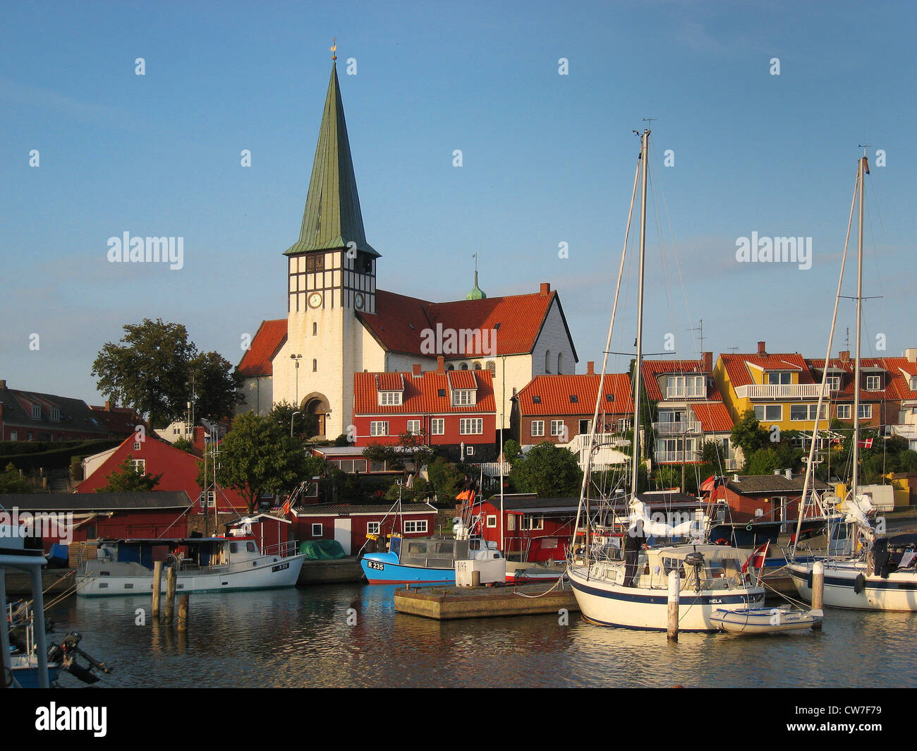 Harbor scenery and nikolai church hi-res stock photography and images ...