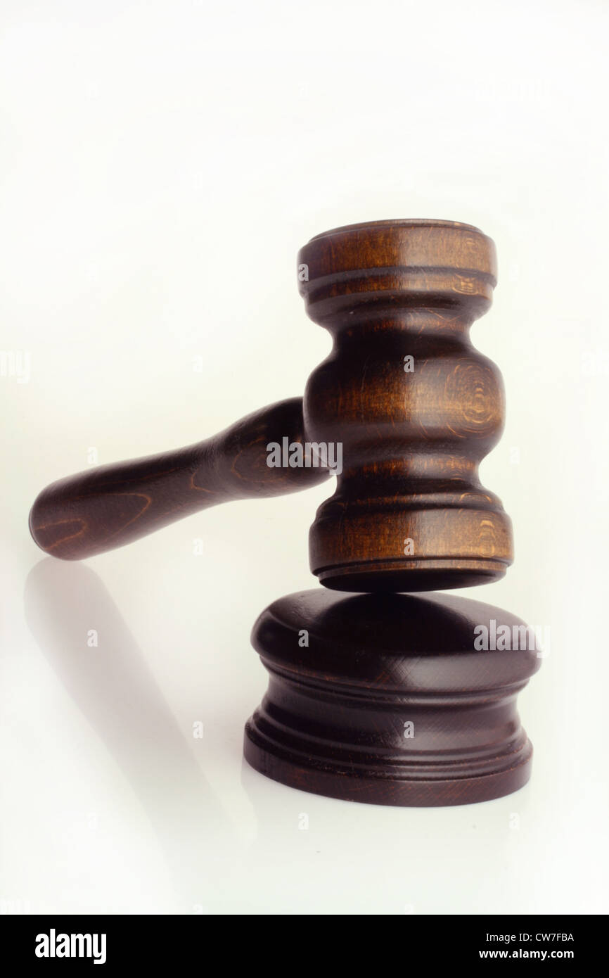 hammer at the court Stock Photo - Alamy