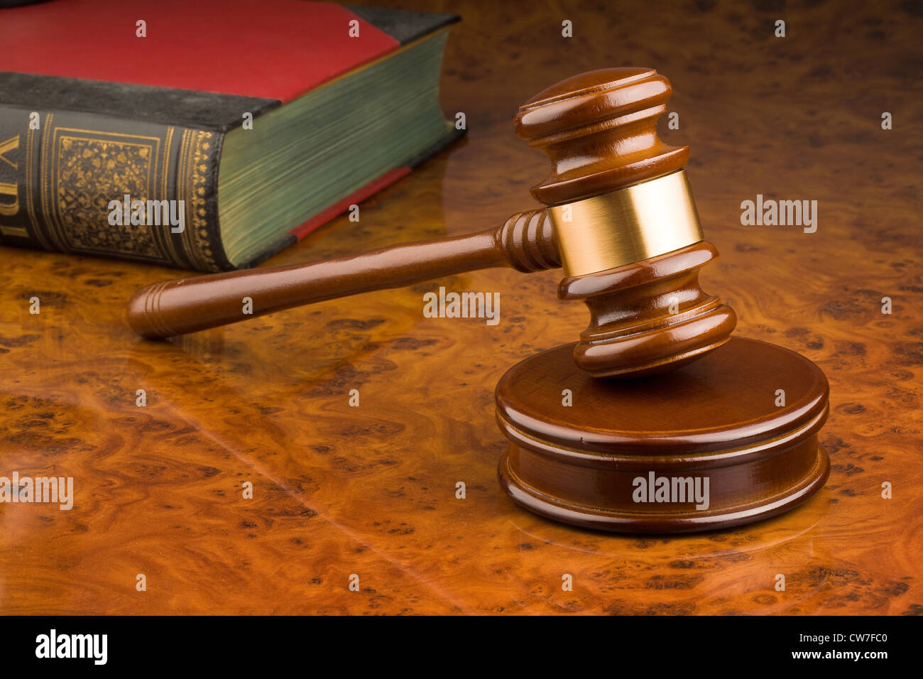 hammer at the court Stock Photo - Alamy