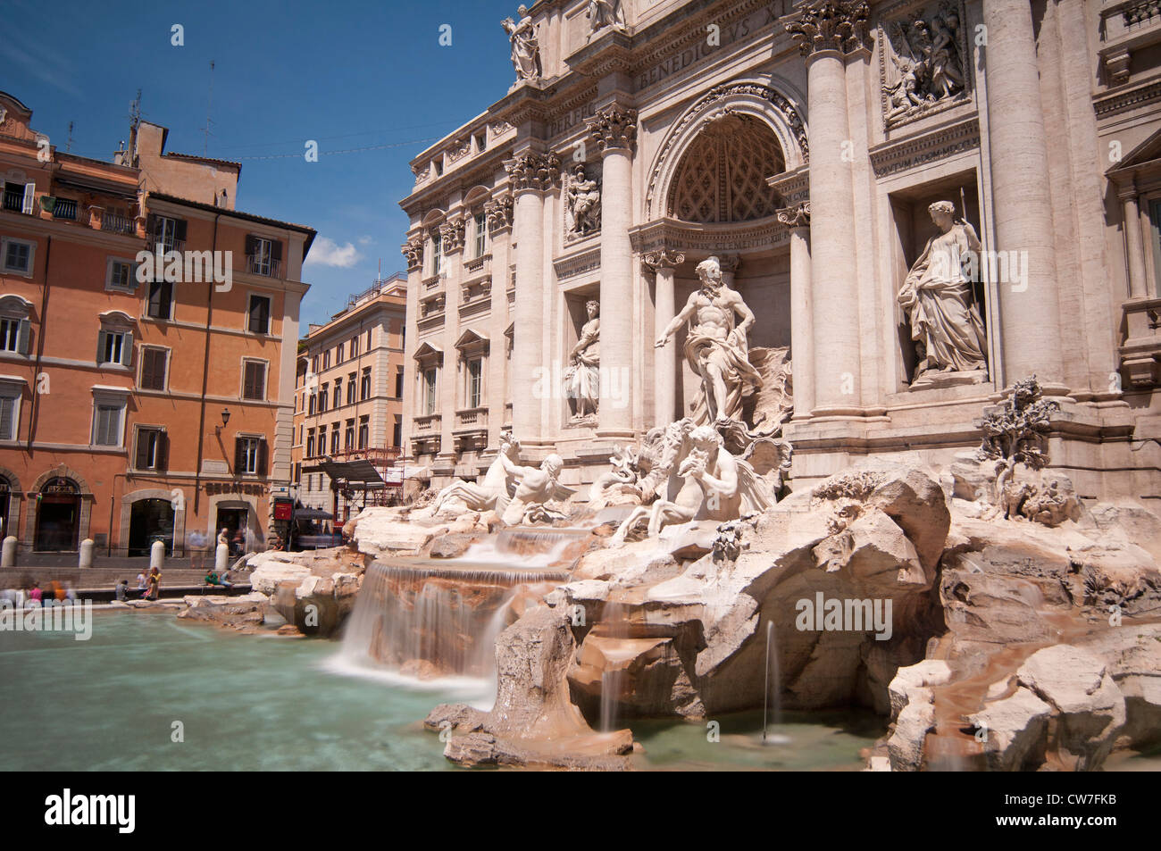 Trevi Fountain in the Trevi district in Rome, Italy, Europe Stock Photo ...