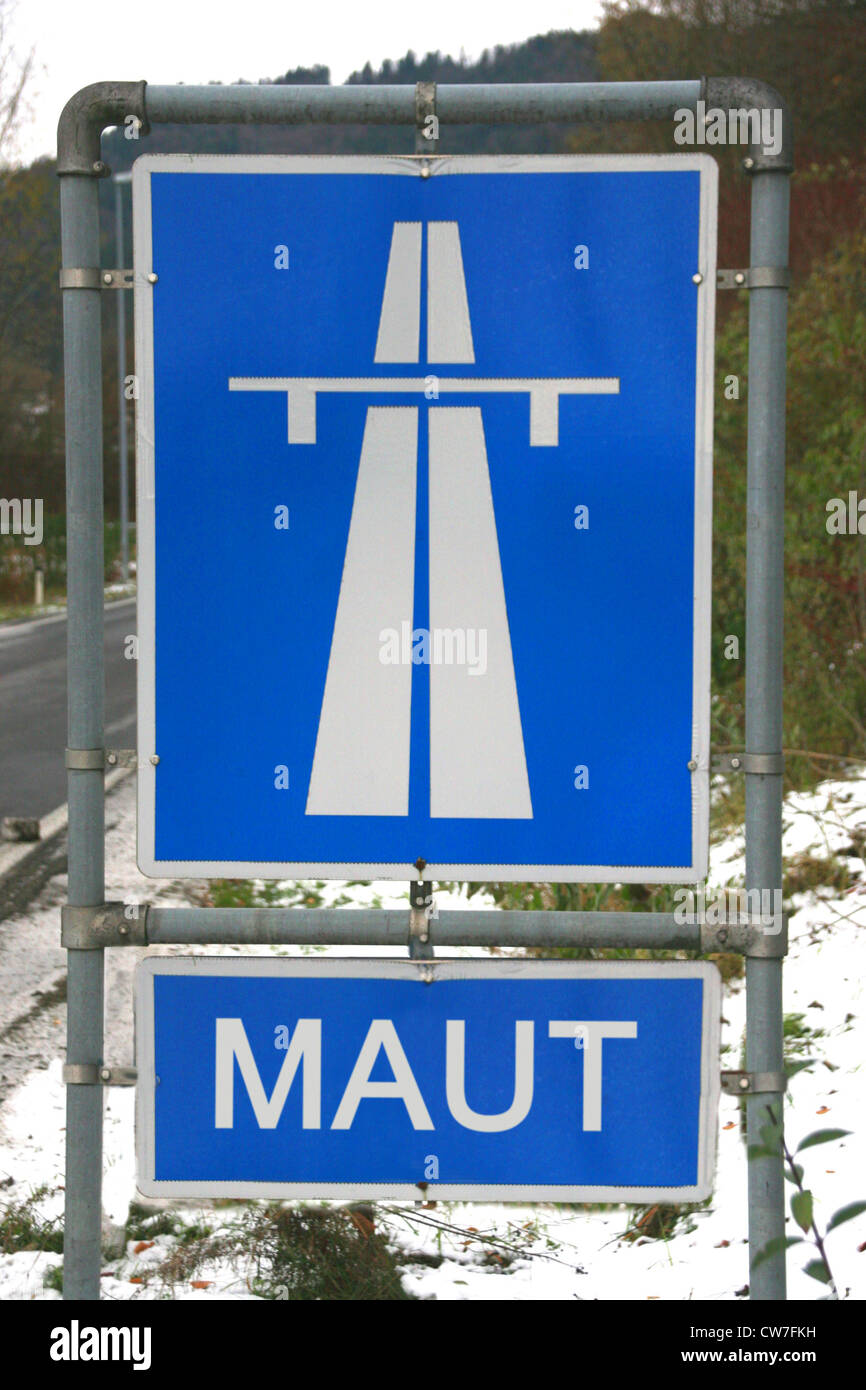 Autobahnvignette hi-res stock photography and images - Alamy