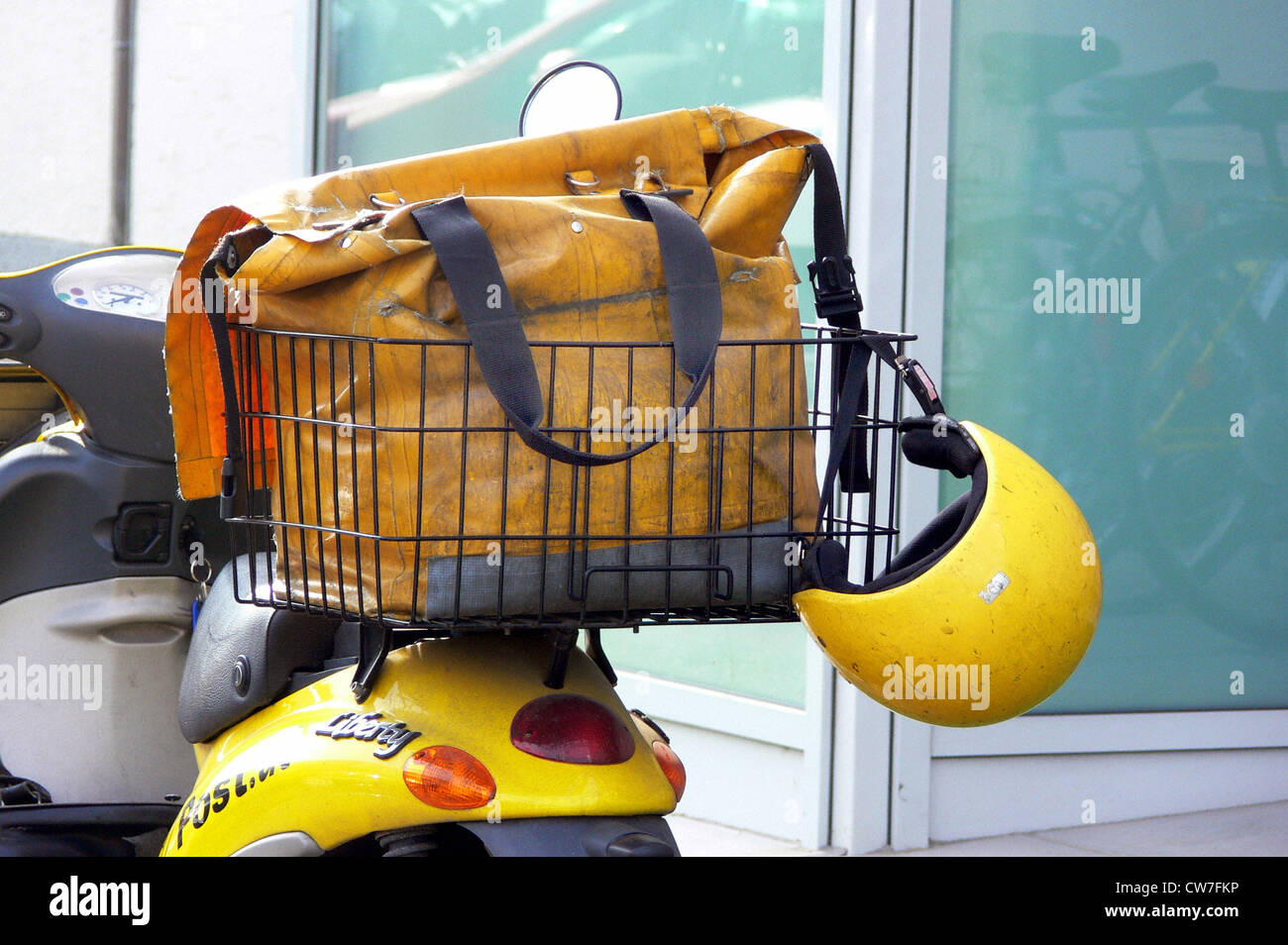 Mail bin post office hi-res stock photography and images - Alamy