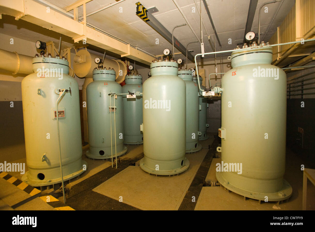 europe, germany, brandenburg, protzel, anti-atomic bunker of harnekop ...