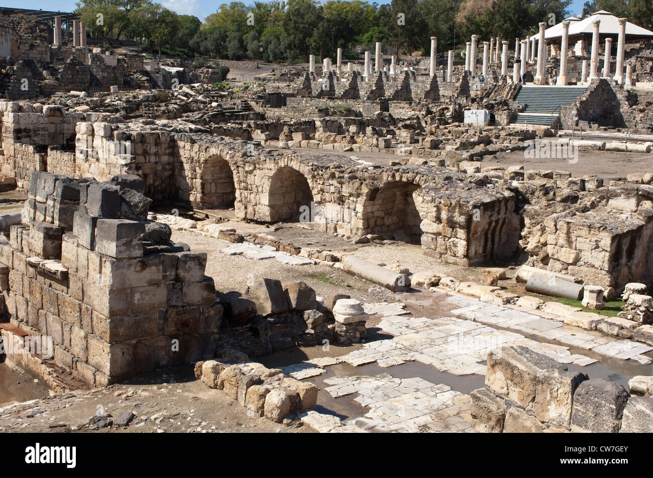 Bet She'an National Park, Israel, bet she Stock Photo - Alamy