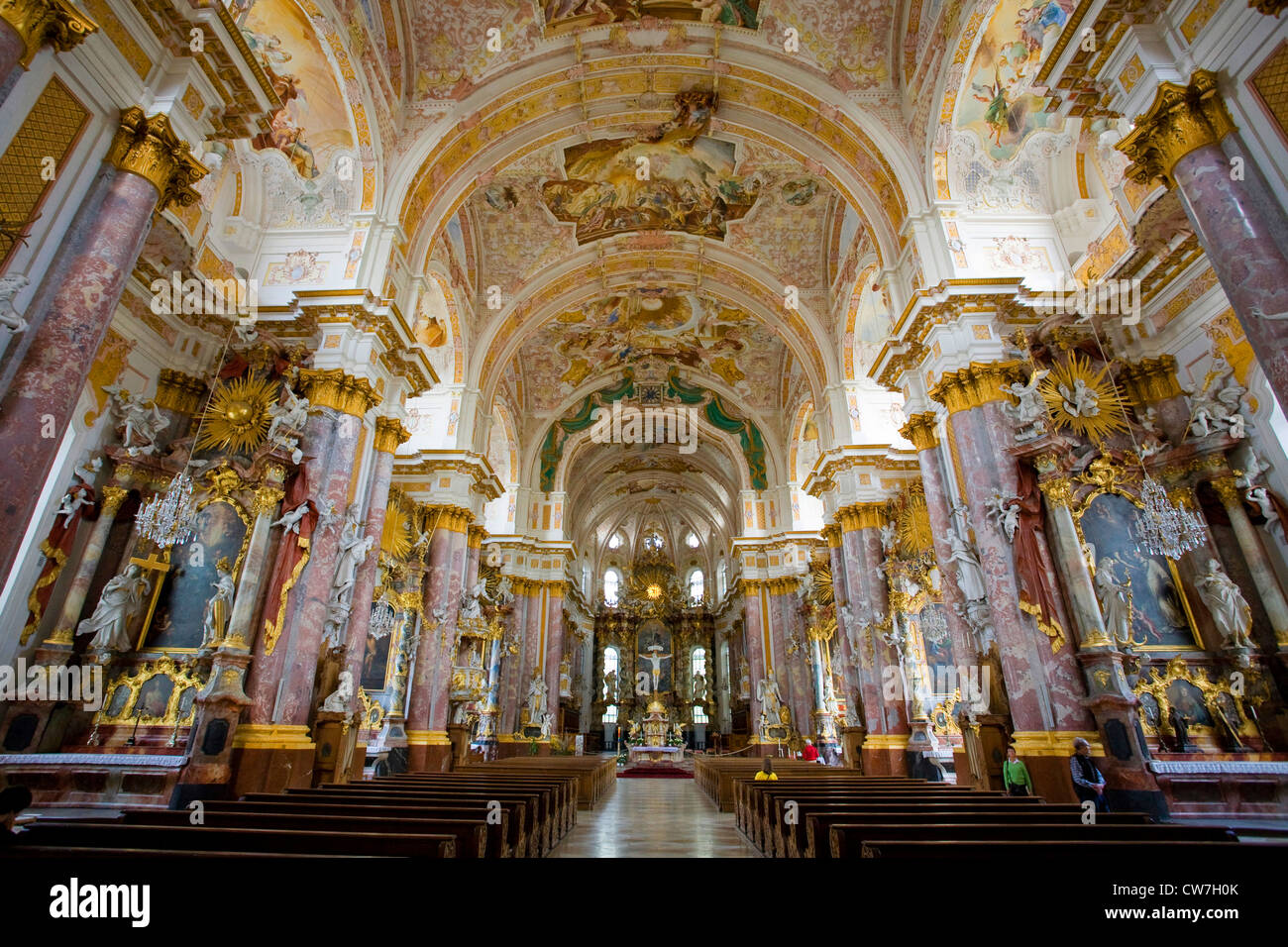 cloister Fuerstenfeld, chloister church St. Maria, Germany, Bavaria ...