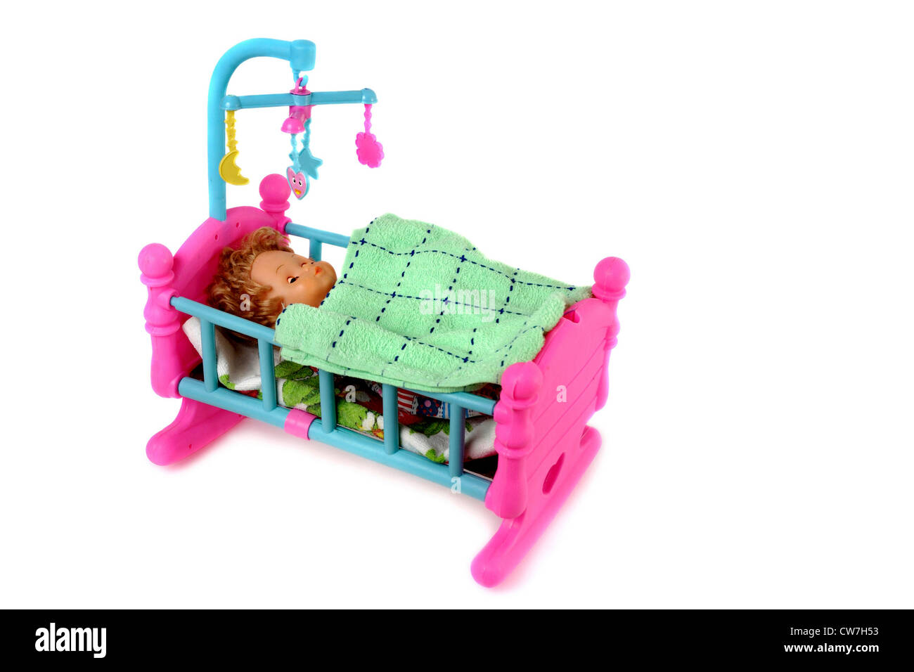 Baby Cradle With Baby Dolls High Resolution Stock Photography and ...