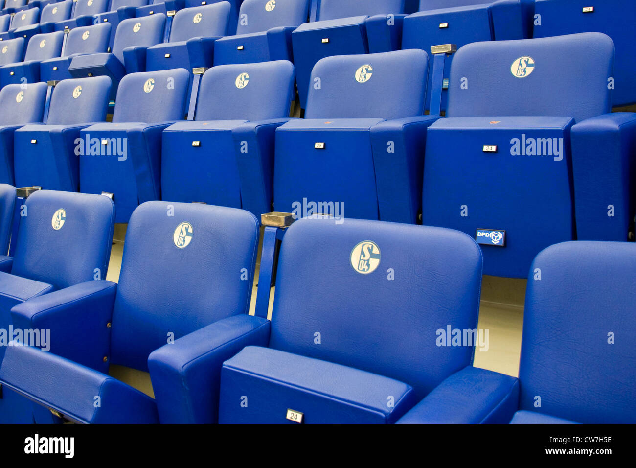 Veltins-Areana; VIP seats, Germany, Ruhr Area, Gelsenkirchen Stock ...