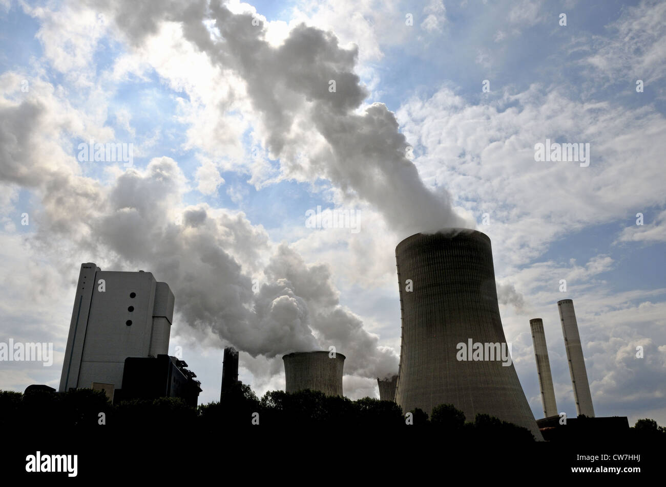 Niederaussem power station, Germany, North Rhine-Westphalia, Rhein-Erft ...