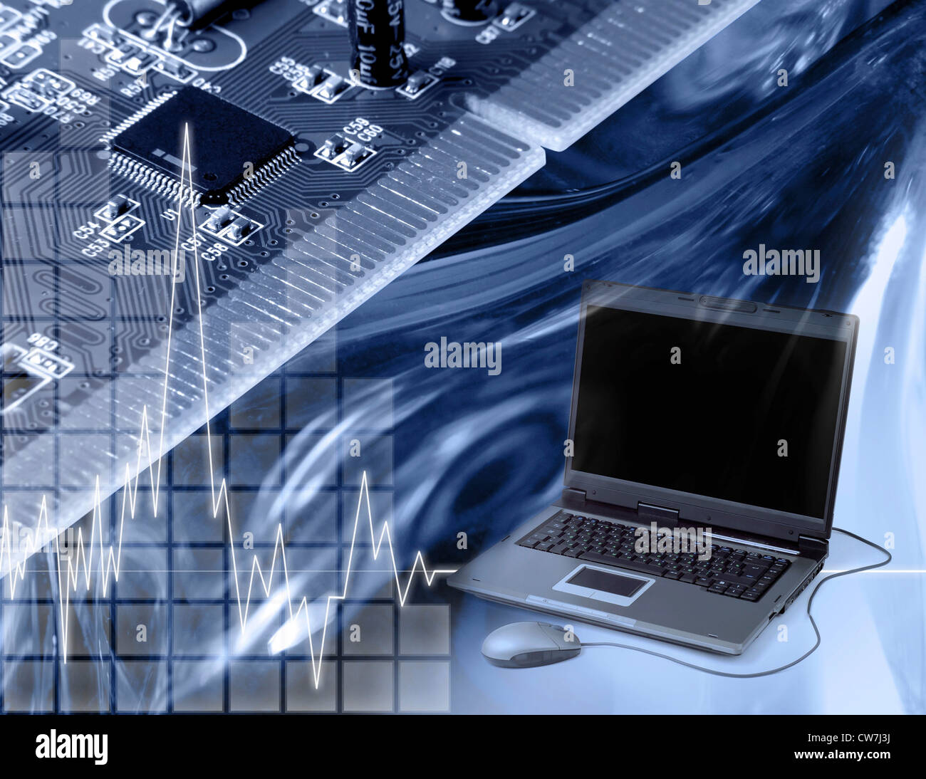 Interconnected computers hi-res stock photography and images - Alamy