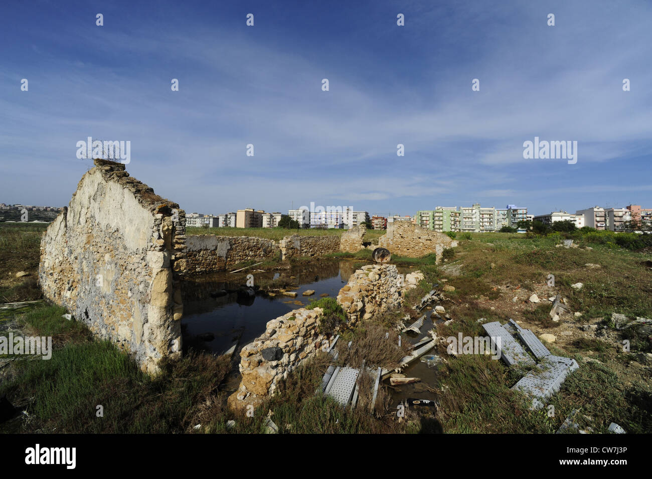 poor district of a city, Italy, Italy, Sicilia Stock Photo - Alamy