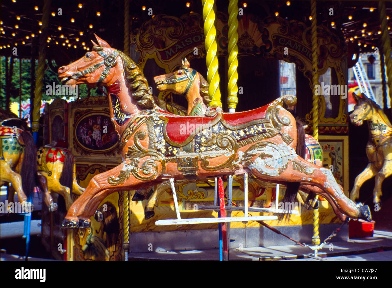 Carousel animals hi-res stock photography and images - Alamy