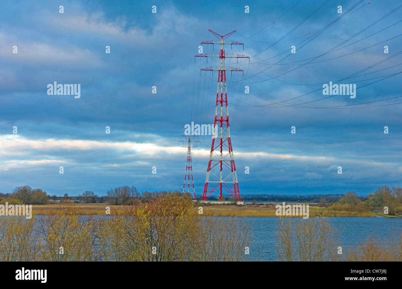 Highest transmission lines hi-res stock photography and images - Alamy