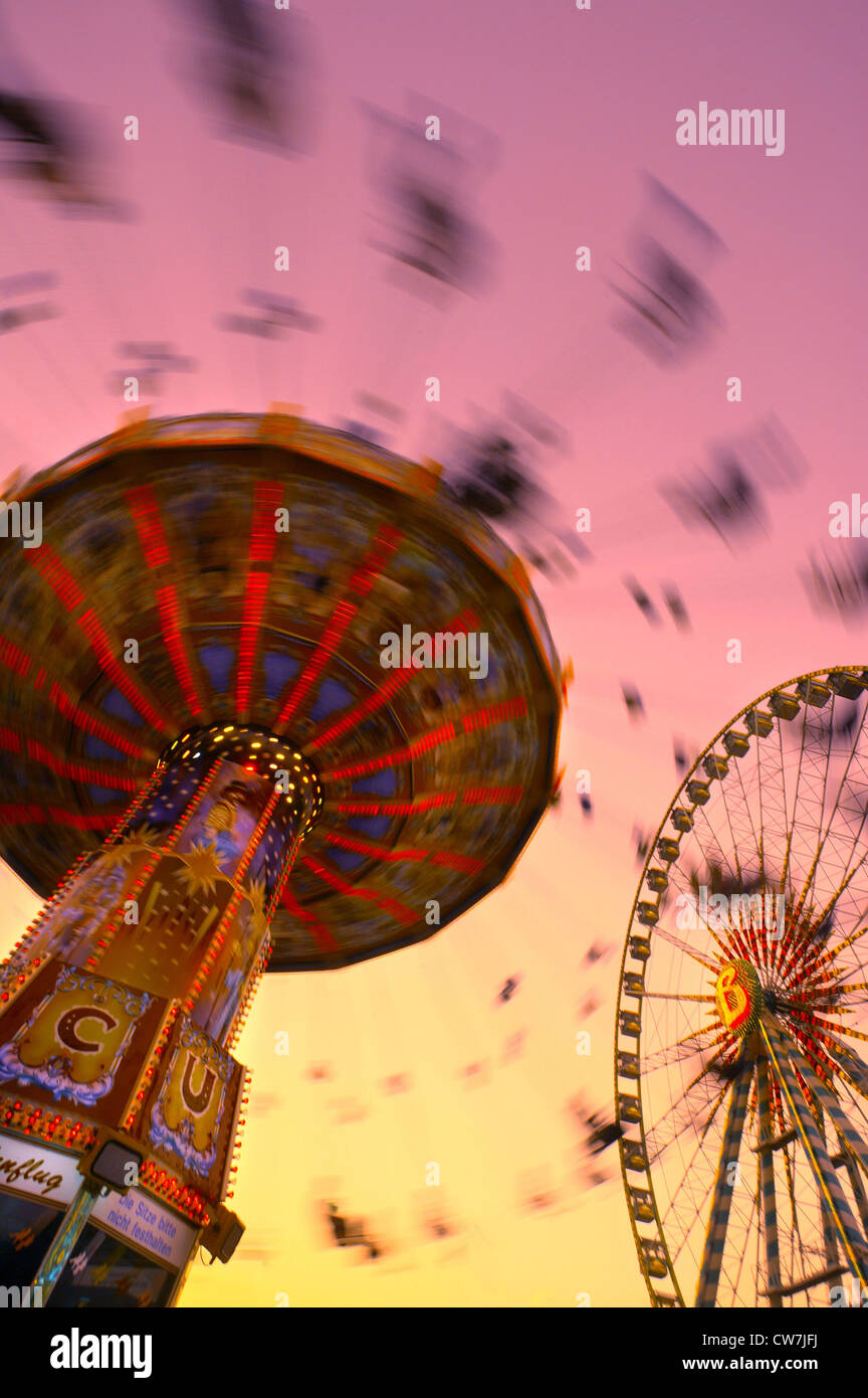 Chairoplane on parish fair hi-res stock photography and images - Alamy