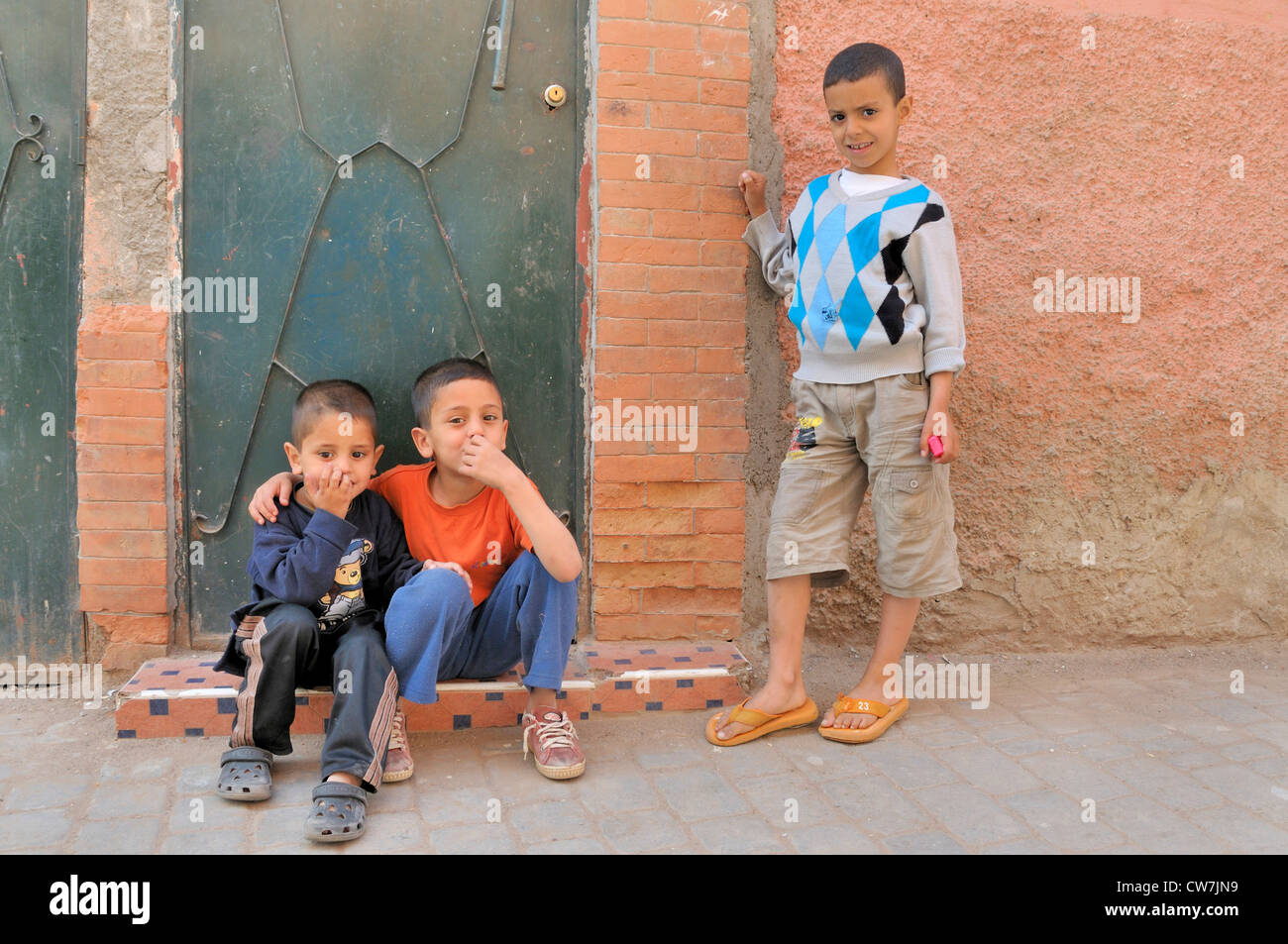 Moroccan boy smiling hi-res stock photography and images - Alamy