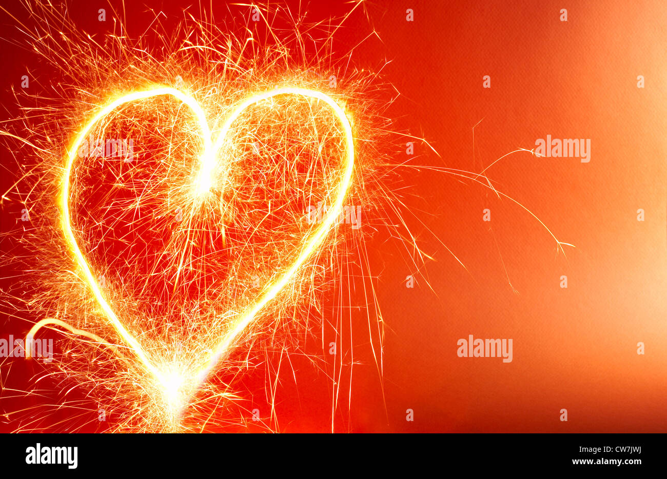 Romantic Hot Heart Stock Photo - Alamy