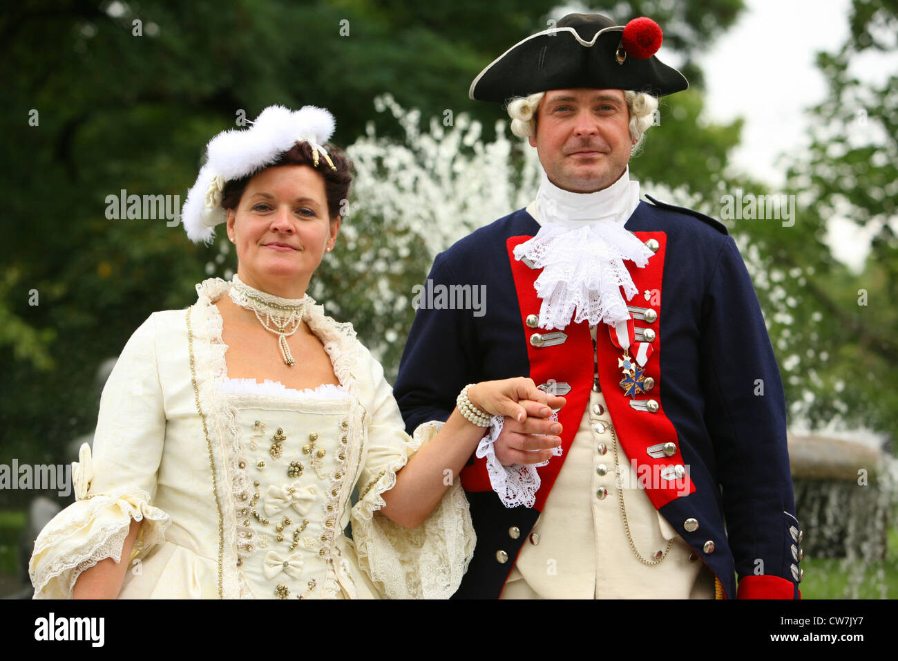 Baroque costumes hi-res stock photography and images - Alamy