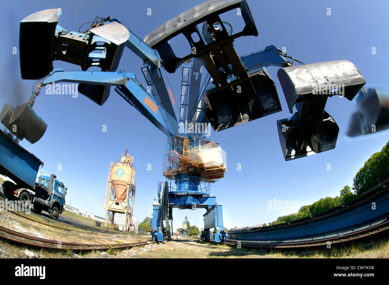 Dockside railway hi-res stock photography and images - Alamy