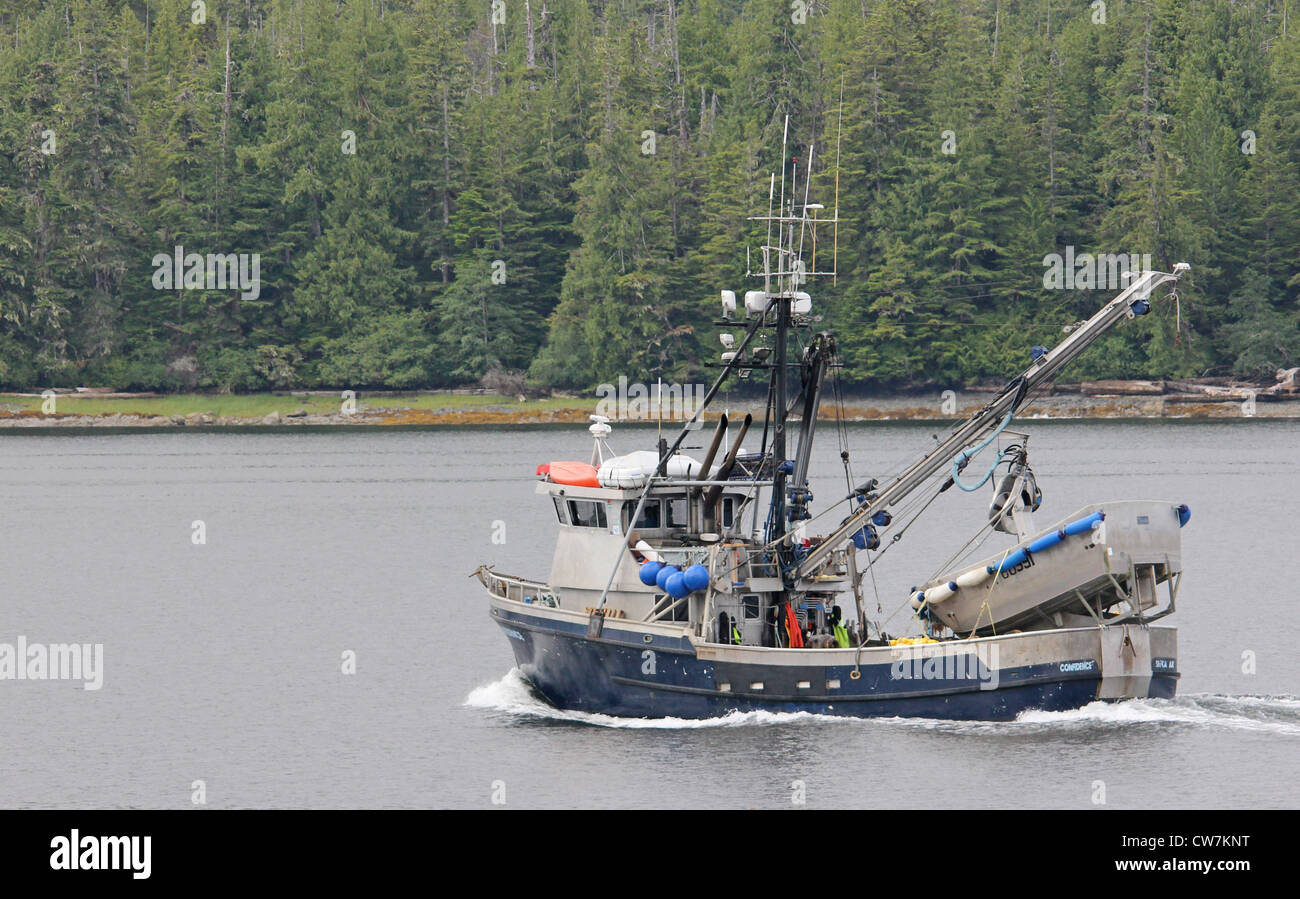 A large boat on the ocean Stock Photo - Alamy
