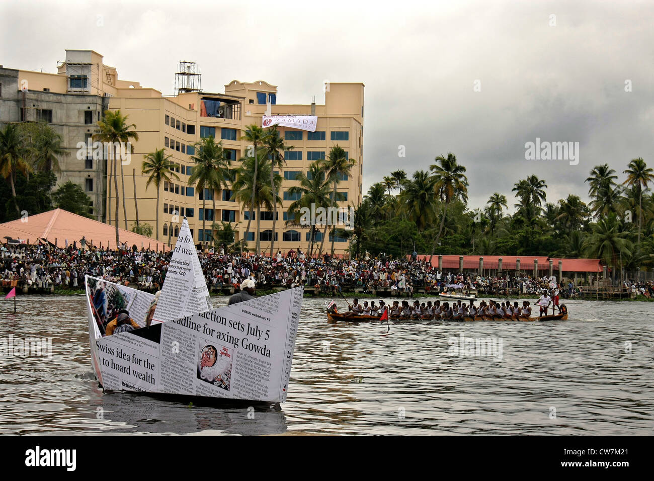 The Nehru Trophy Boat Race is a popular Vallam Kali held in the ...