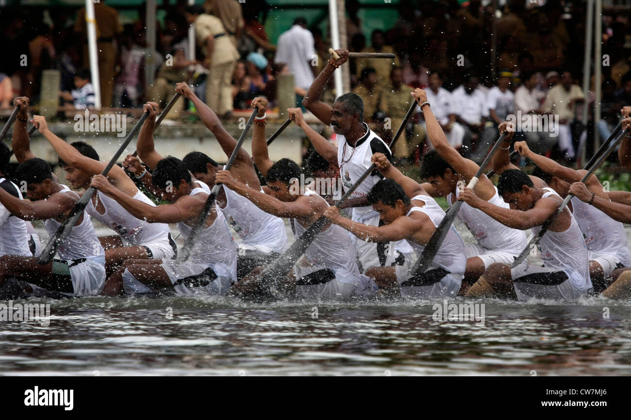 rowers from nehru trophy boat race in alappuzha back waters formerly ...
